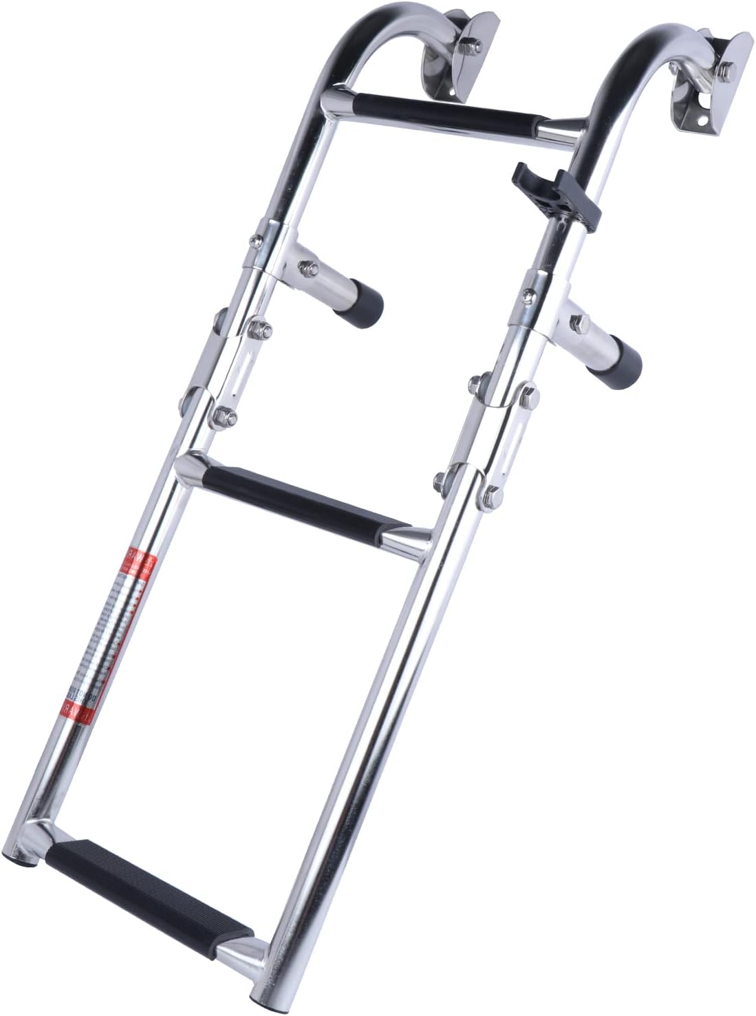 Amazon.com: Folding Boat Ladder, Stainless Steel 3 Step Pontoon Boat ...