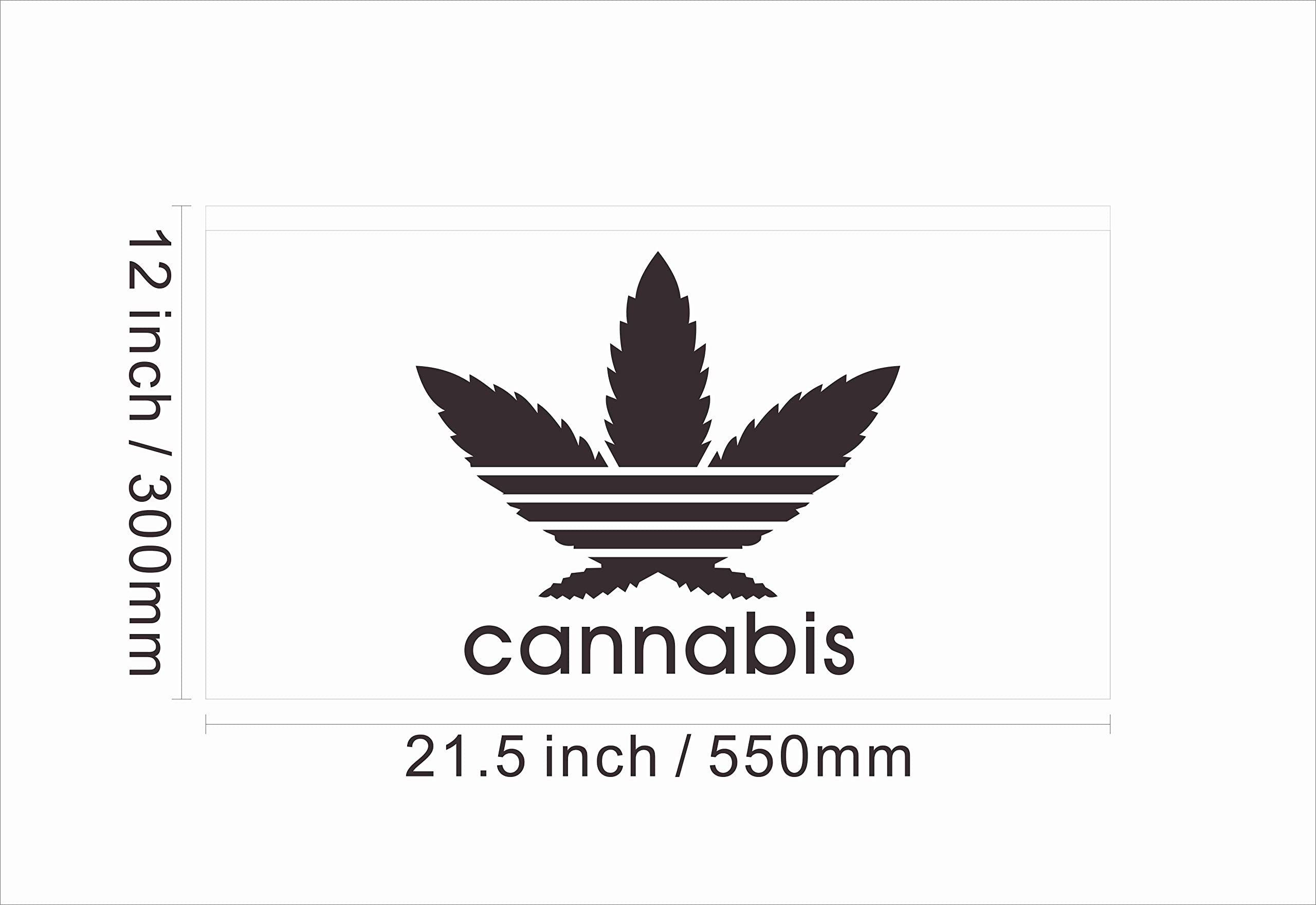 Cool Adidas Logos Weed Vintage 90s Faded Black Adidas Cannabis Weed
