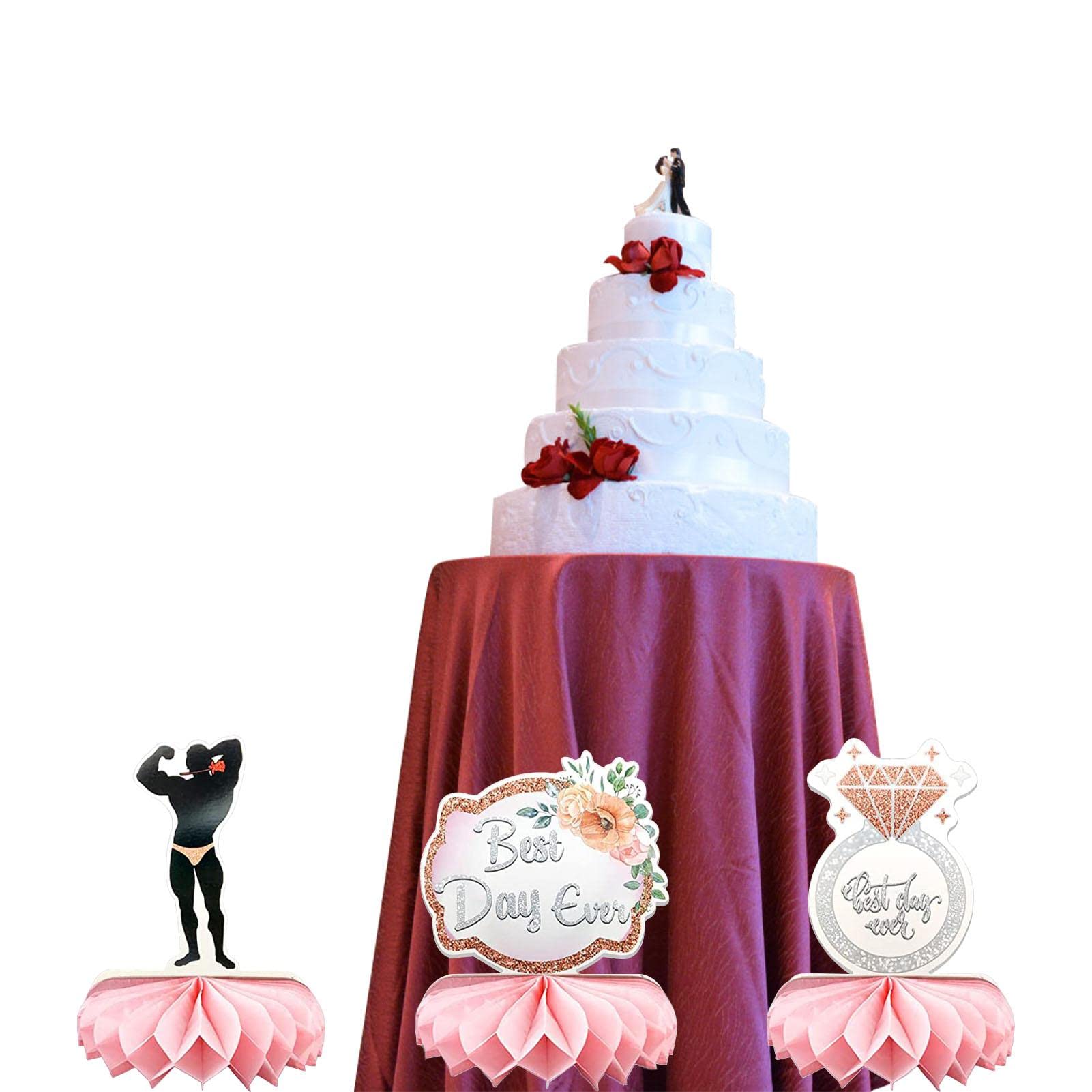 Buy Sakamura Funny Cake Toppers - Male Stripper Cupcake Toppers ...