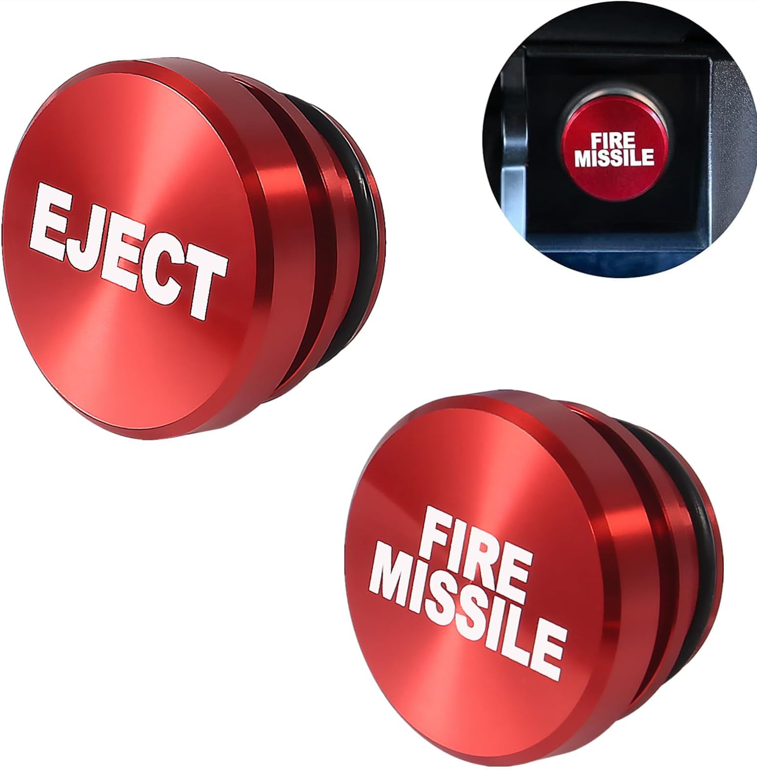 Amazon.com: Fire Missiles Button Car Cigarette Lighter by Citadel Black ...