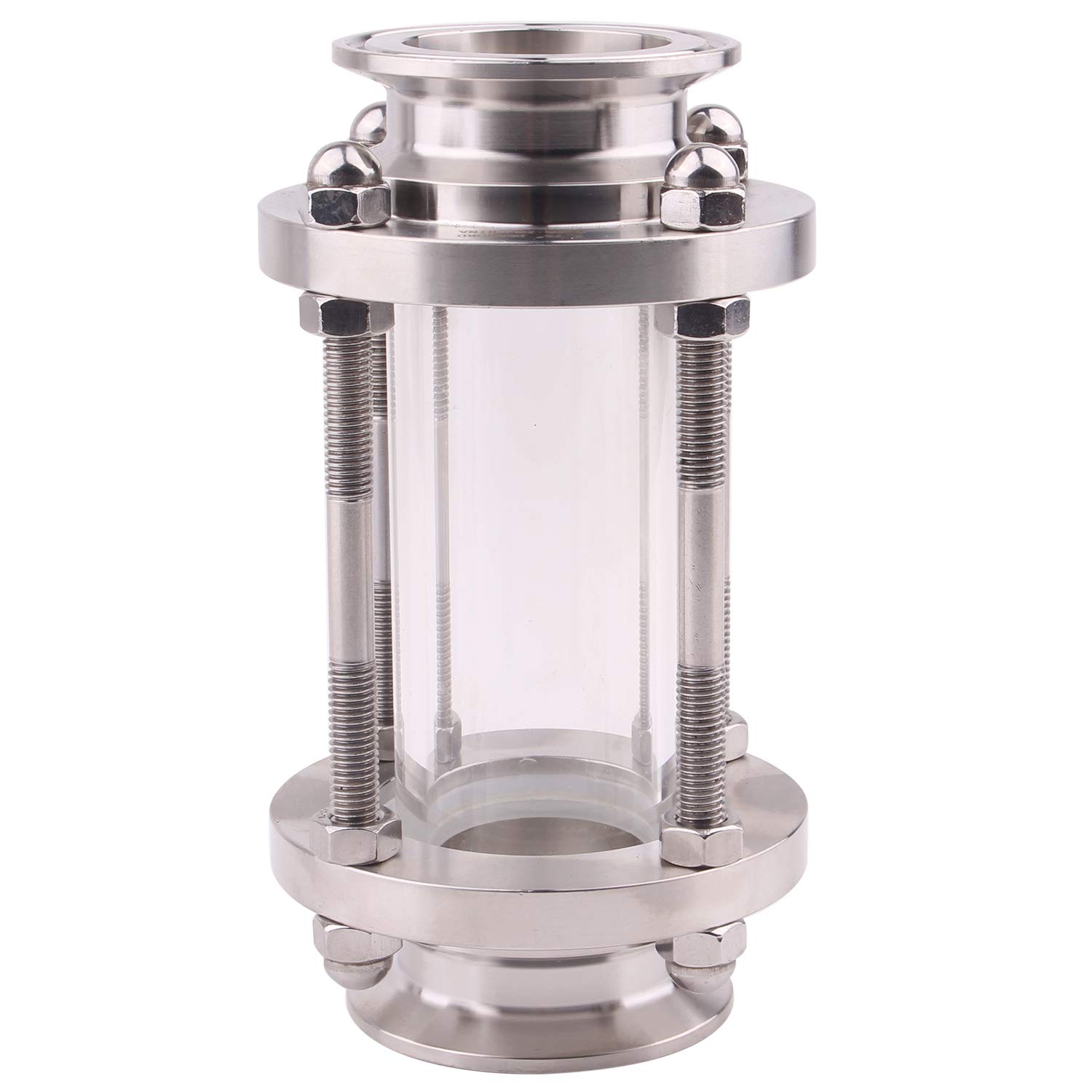 Buy DERNORD in-Line Sight Glass with Clamp End,Flow Sanitary Straight ...