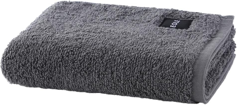 Amazon｜UCHINO EOLE イオレ フェイスタオル 34cm×80cm ふわふわ 吸水速乾 シンプル 綿100% チャコールグレー｜フェイスタオル - ホーム＆キッチン オンライン通販