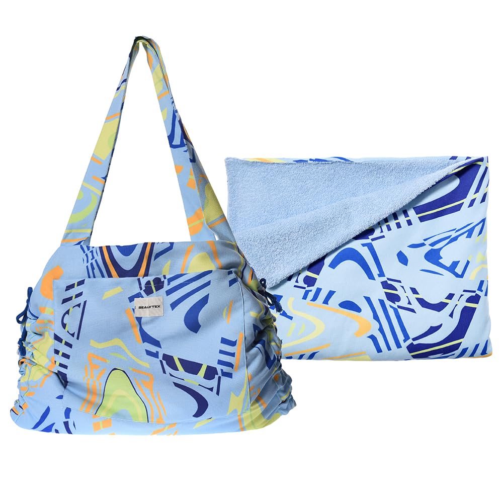 Amazon.com: SEALYTEX 100% Turkish Beach Towel Convertible into a Beach ...
