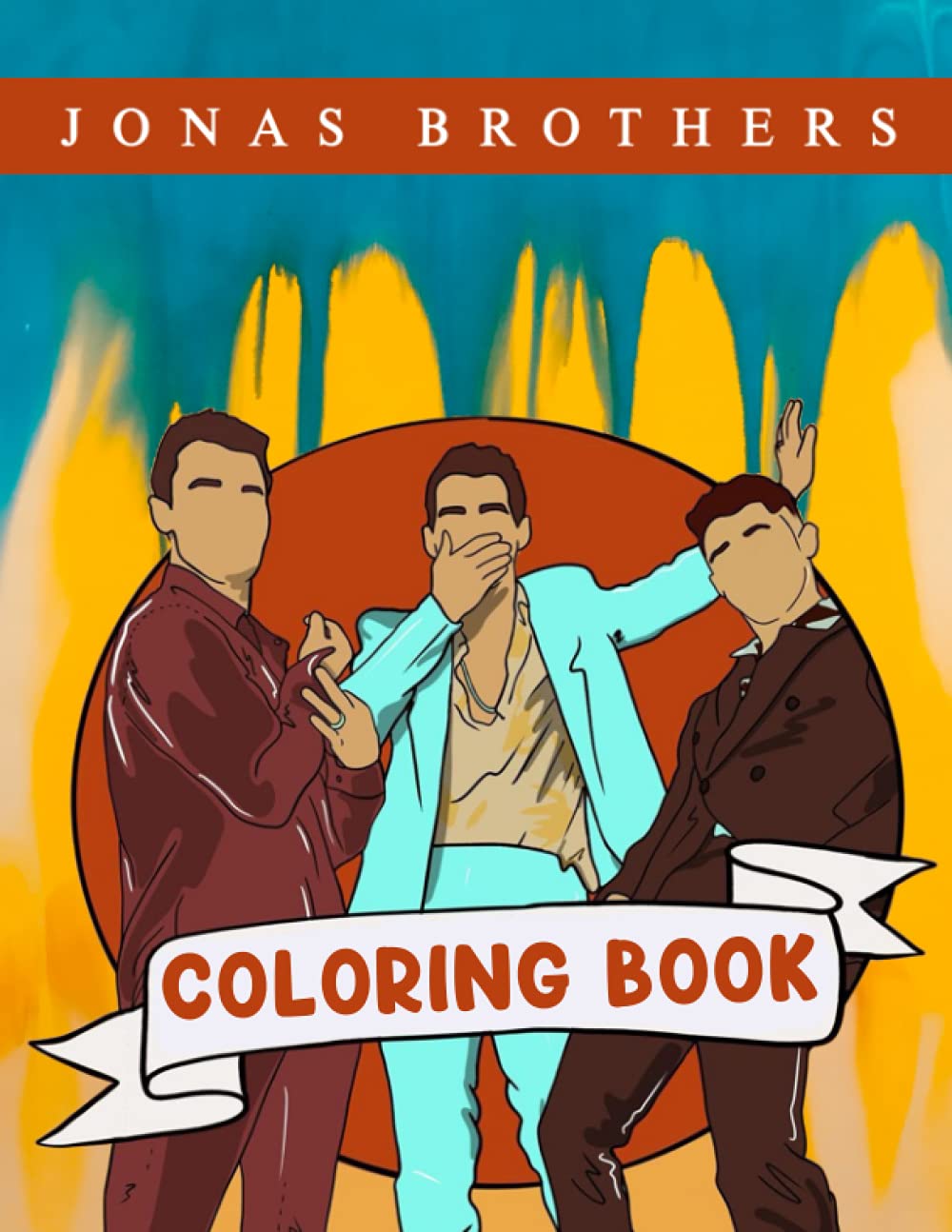 Jonas Brothers Coloring Pages