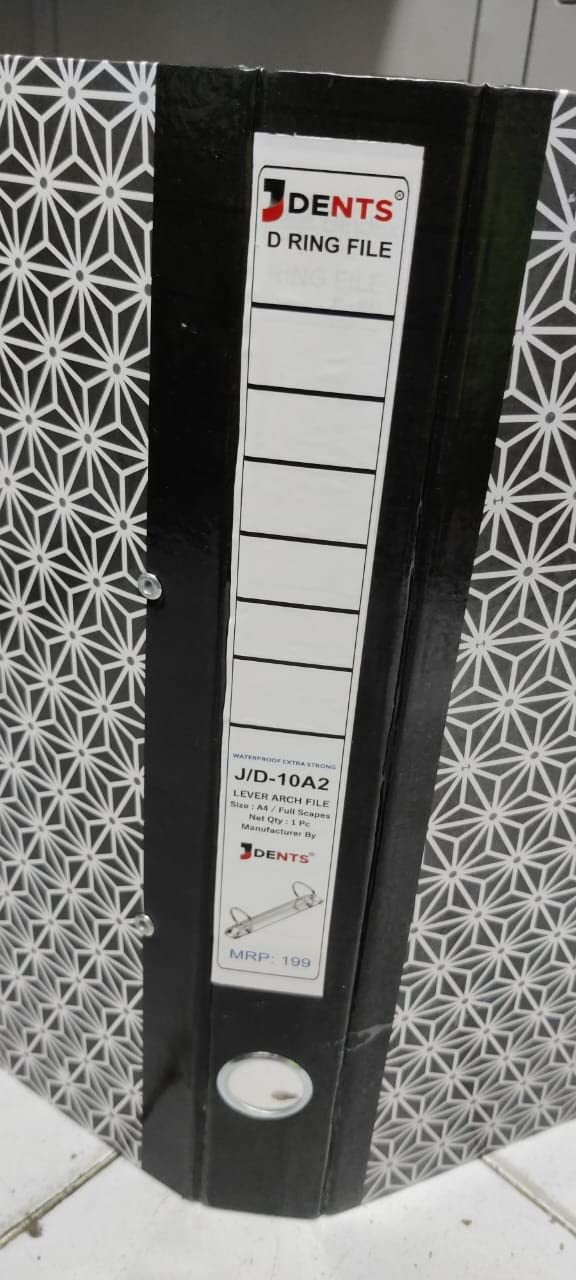 JDENTS® Office 2D Ring Box File, Folder Cover, Folder for Certificate ...