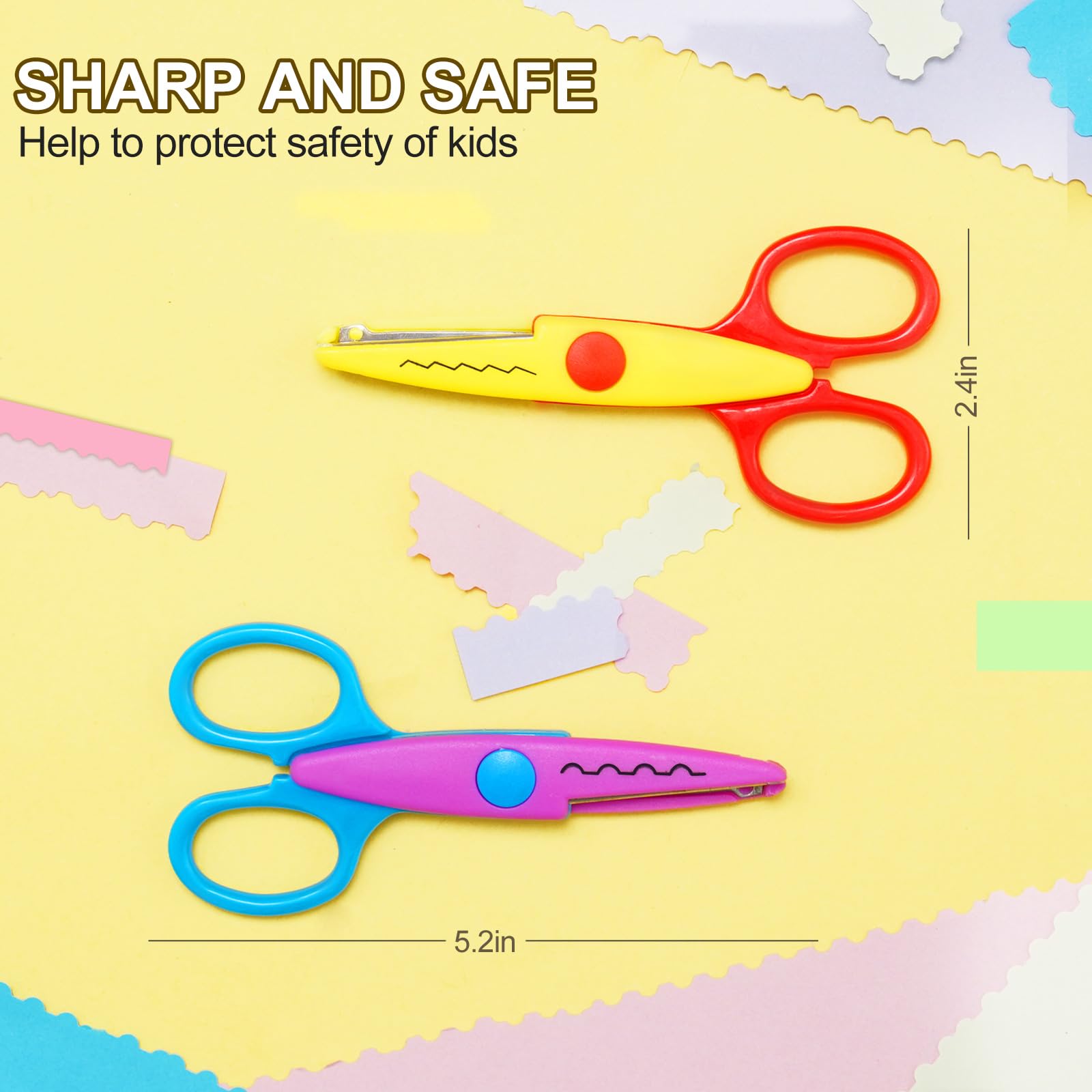 Snapklik.com : UCEC Craft Scissors Decorative Edge, ABS Resin Scrapbook ...