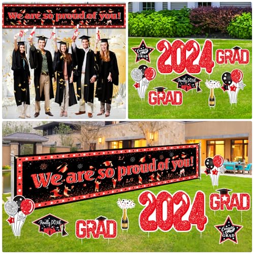 Snapklik.com : KMUYSL Large Graduation Decorations Class Of 2024 Yard ...