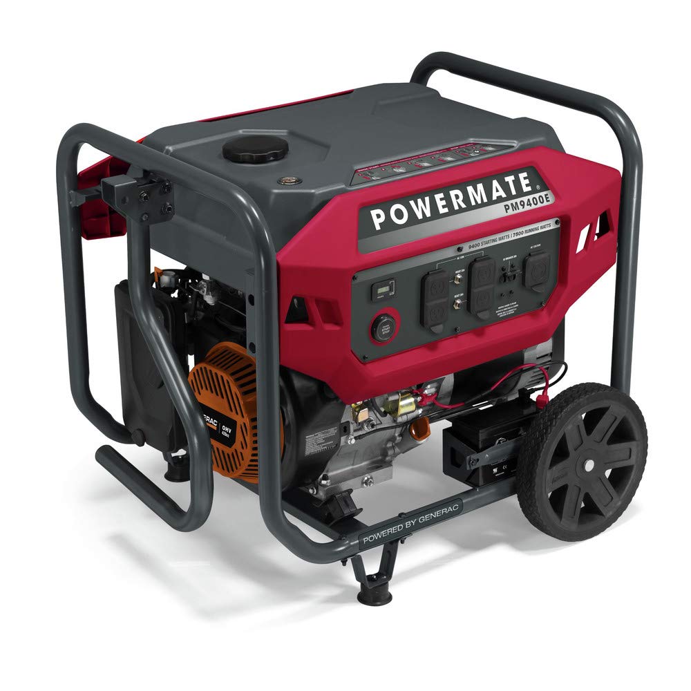 Buy Powermate P0081500 PM9400E 9400/7500 Watt 420cc Portable Generator ...