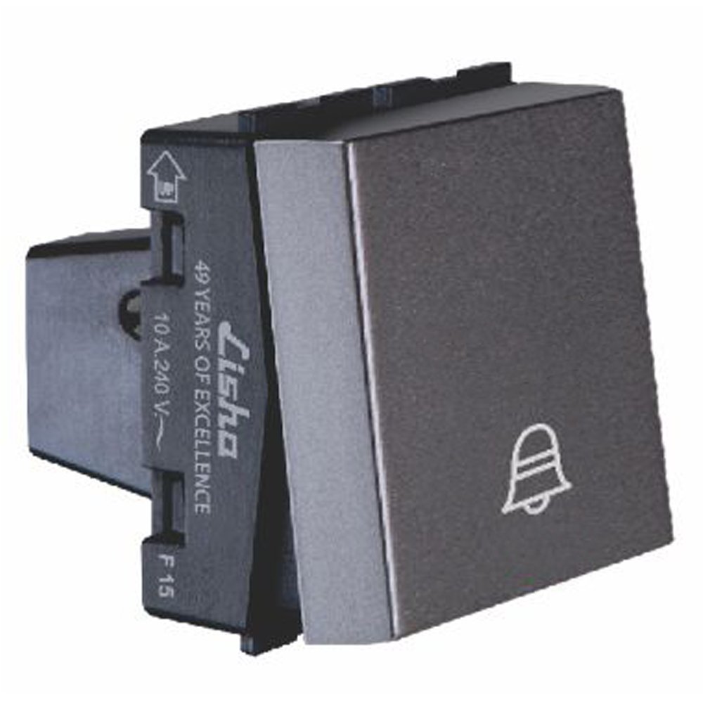Lisha Bell Push Modular Switch (2M) (Graphite Grey) : Amazon.in: Home ...
