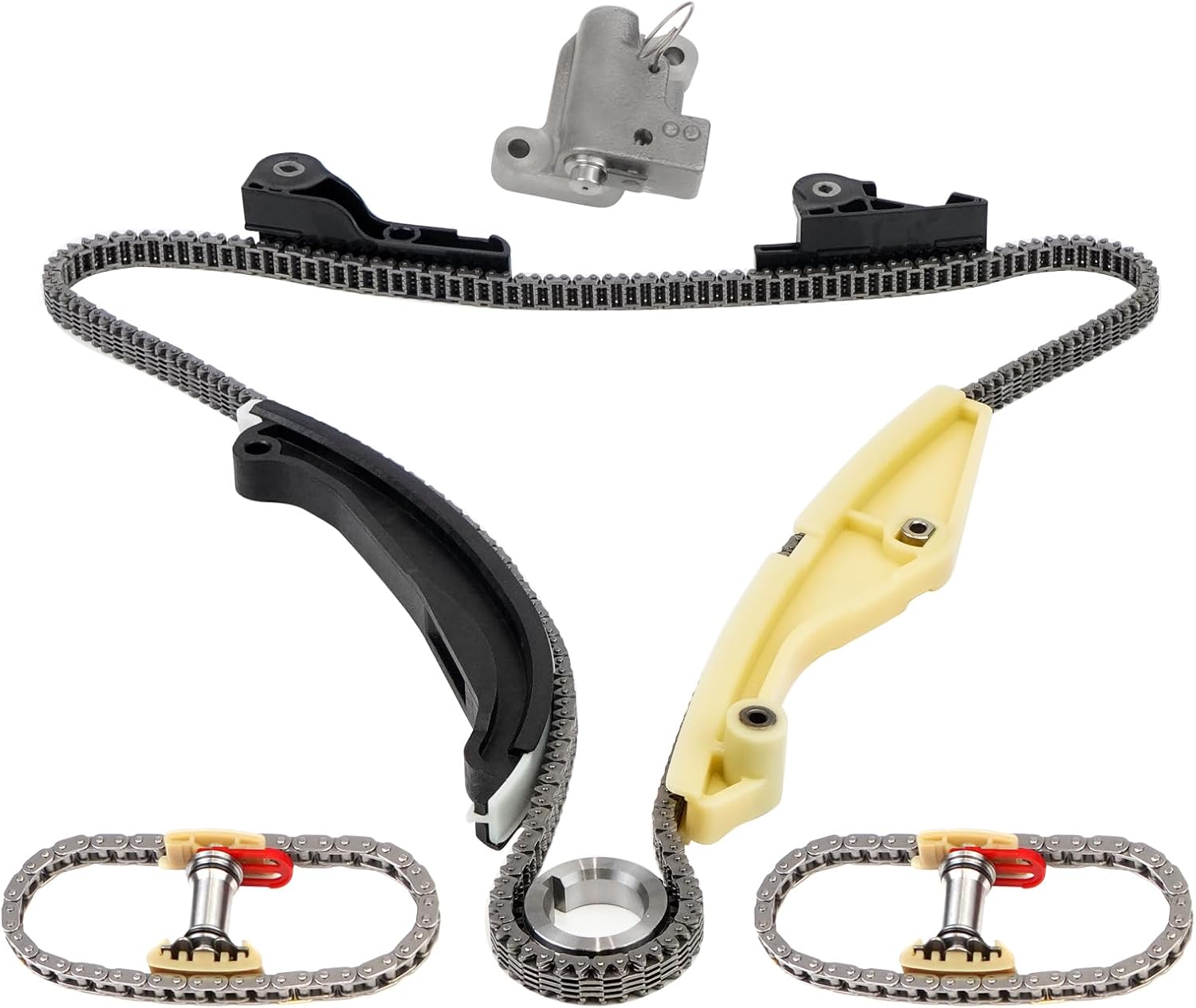 Amazon.com: Donbalauto Engine Timing Chain Kit With Tensioner ...