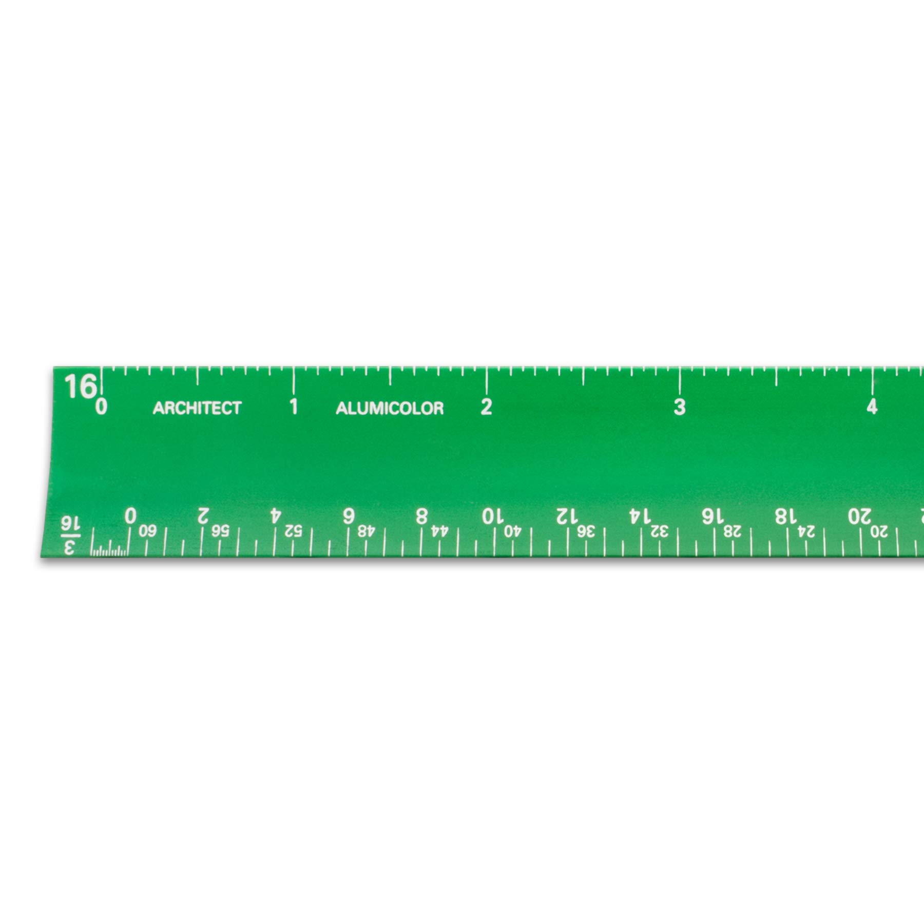 Snapklik.com : Alumicolor 6-inch Aluminum Architect Hollow Scale For School