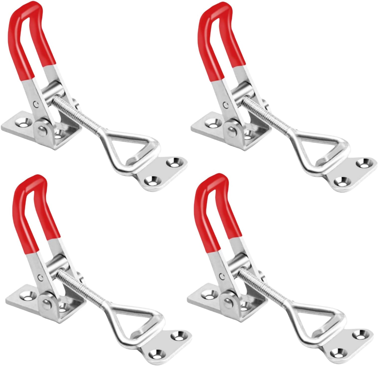 4 Pcs Adjustable Toggle Clamp, Metal Toggle Latch Non-Slip Quick ...