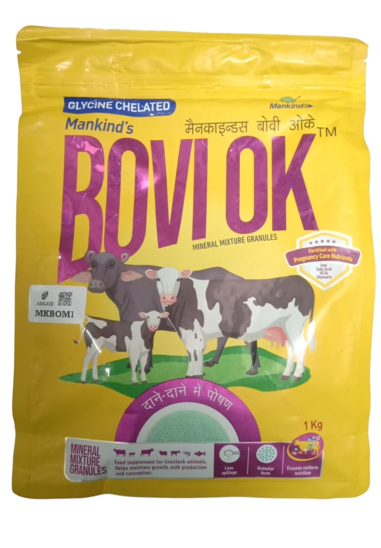 Mankind Bovi Ok Mineral Mixture Granules Gylcine Chelated Fortified ...