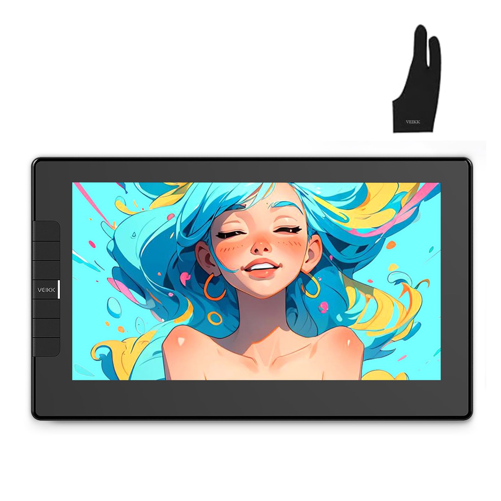 Amazon.com: Drawing Tablet with Screen VEIKK VK1200 11.6 inch Full ...