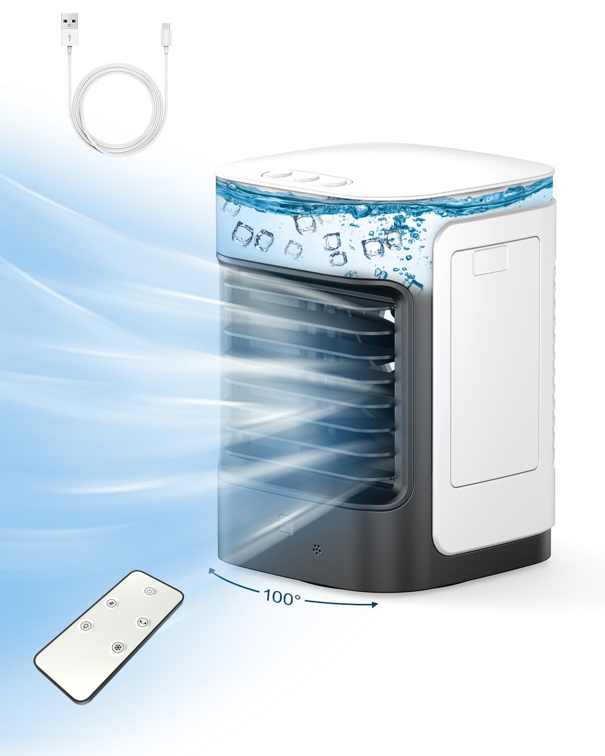 Amazon.com: Portable Air Conditioner, Personal Air Conditioner with ...