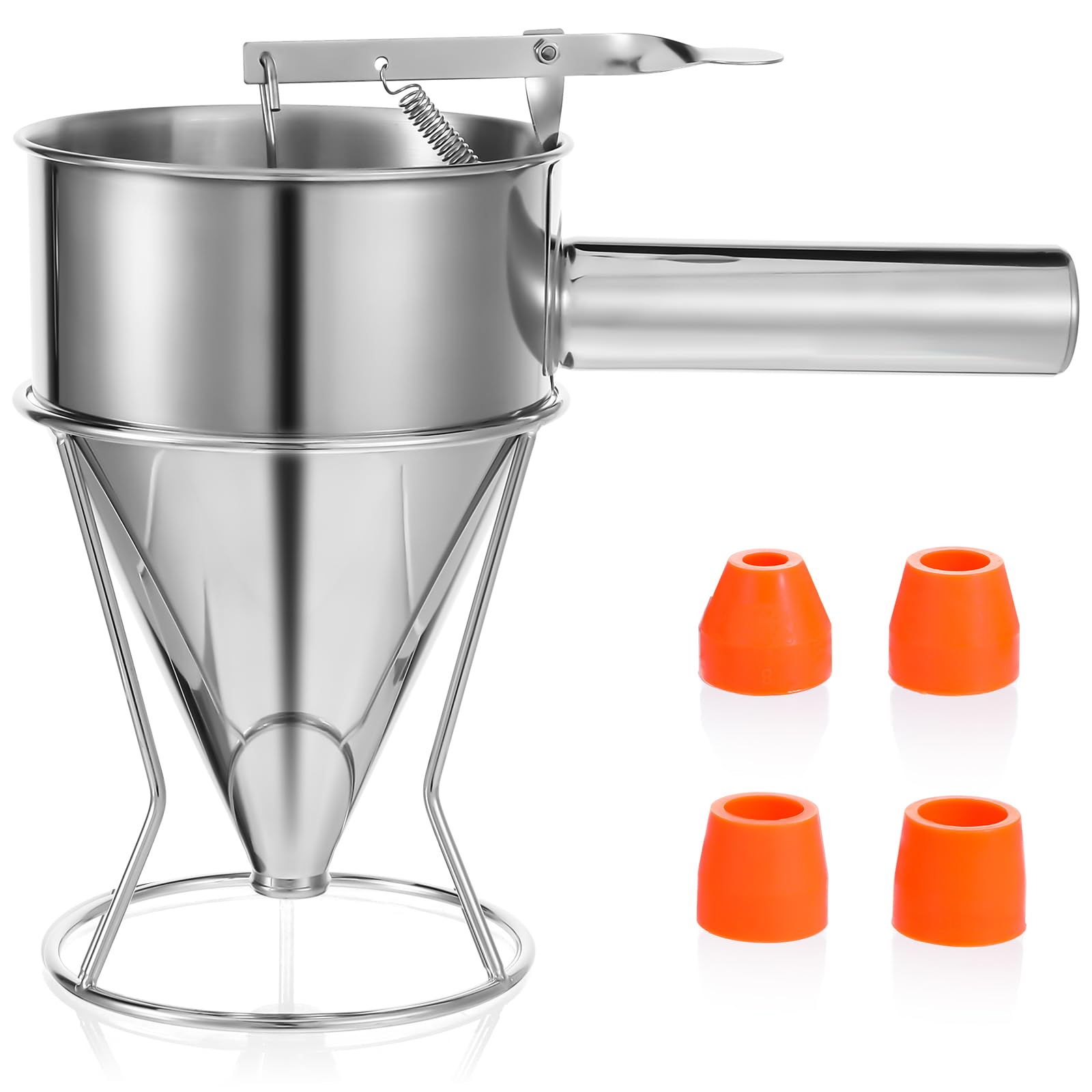 Amazon.com: 40oz Pancake Batter Dispenser, Stainless Steel Cake ...