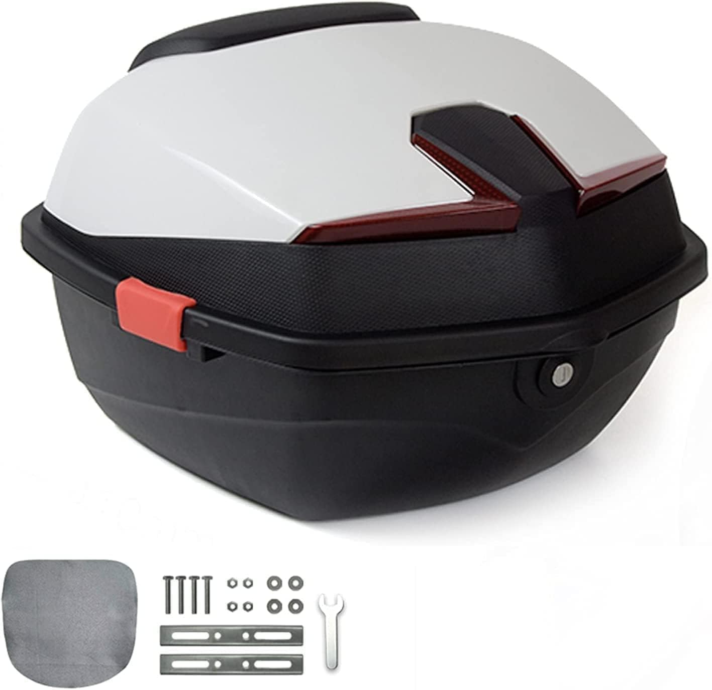 Amazon.com: JAJKAFCL Motorcycle Trunk, Trunk, Scooter Trunk, Rear Top ...