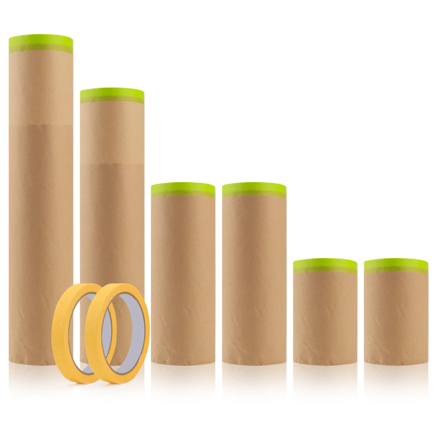 Nsmykhg Masking Paper,6 Pack Paint Masking Paper Masking Paper Car ...