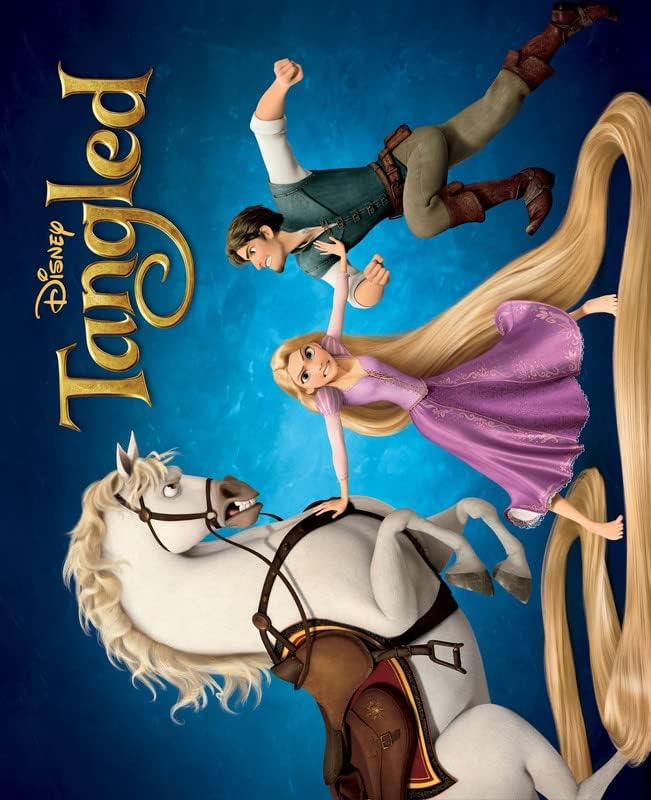 Tangled 2 J36444 MAXI Poster on Canva - Canvas material flat, rolled ...