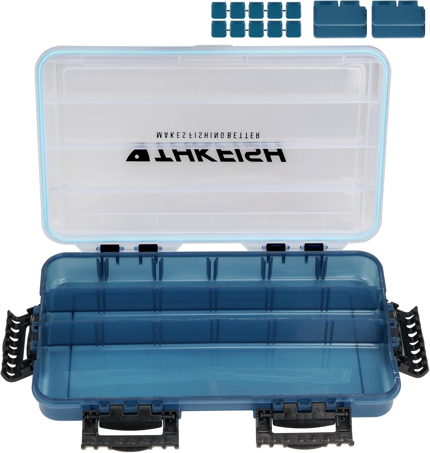 Amazon.com : THKFISH Fishing Tackle Box 3700S Tackle Tray Floating ...