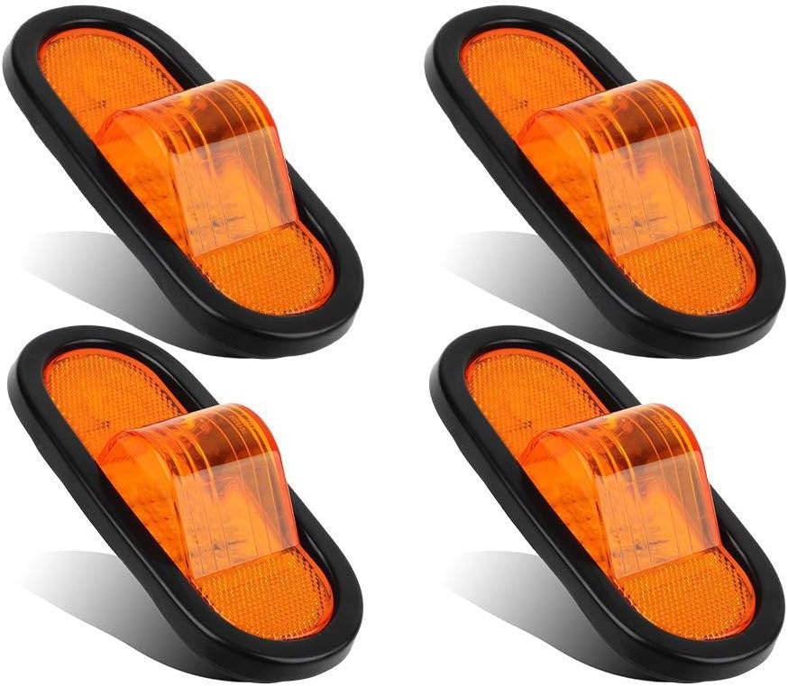 Amazon.com: Grote 54203 SuperNova Oval LED Side Turn Marker Lights ...
