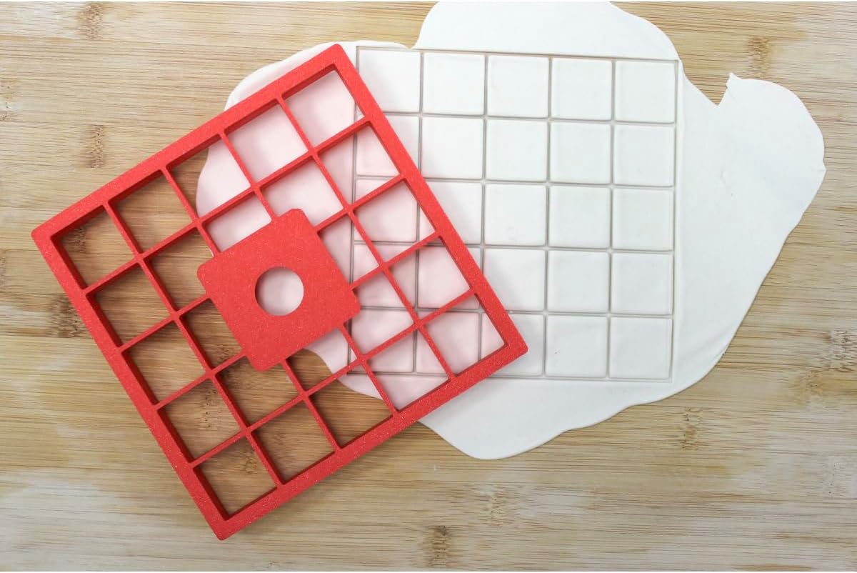 Amazon.com: 25 x1" size squares multi Cookie Cutter (5 x 5 in): Home ...