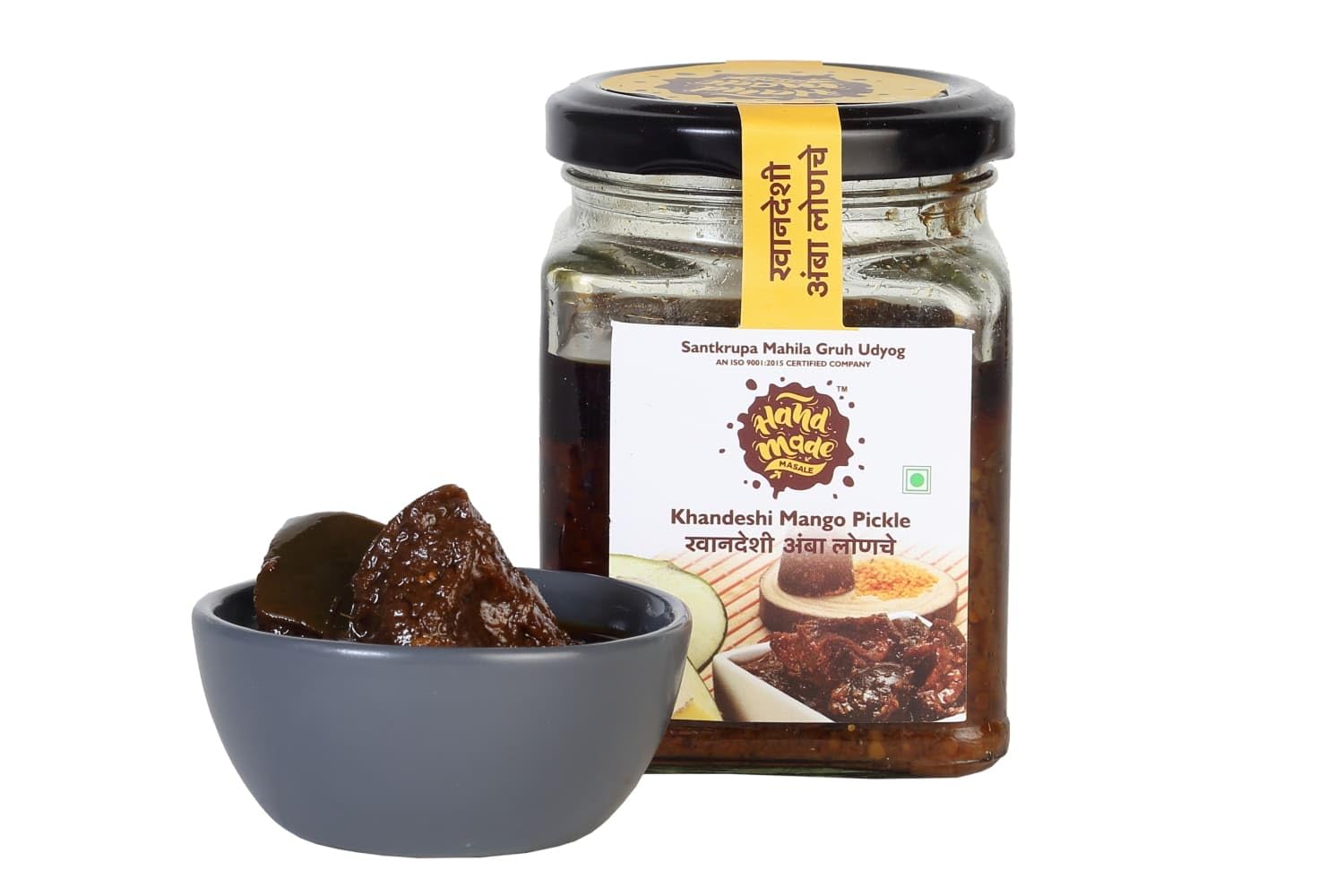 Handmade Masale Khandeshi Matka Mango Pickle - 500g : Amazon.in ...