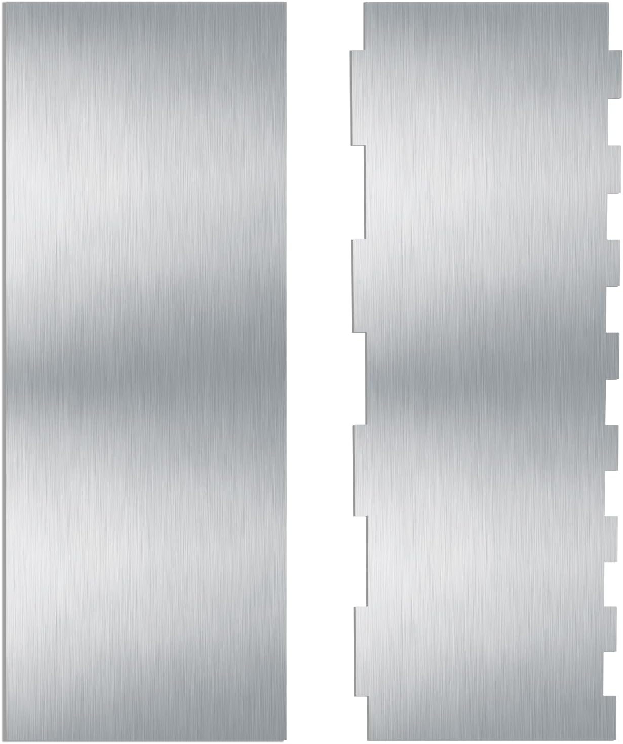 Amazon.com: 2 Pieces Stainless Steel Cake Scraper Large Double Sided ...