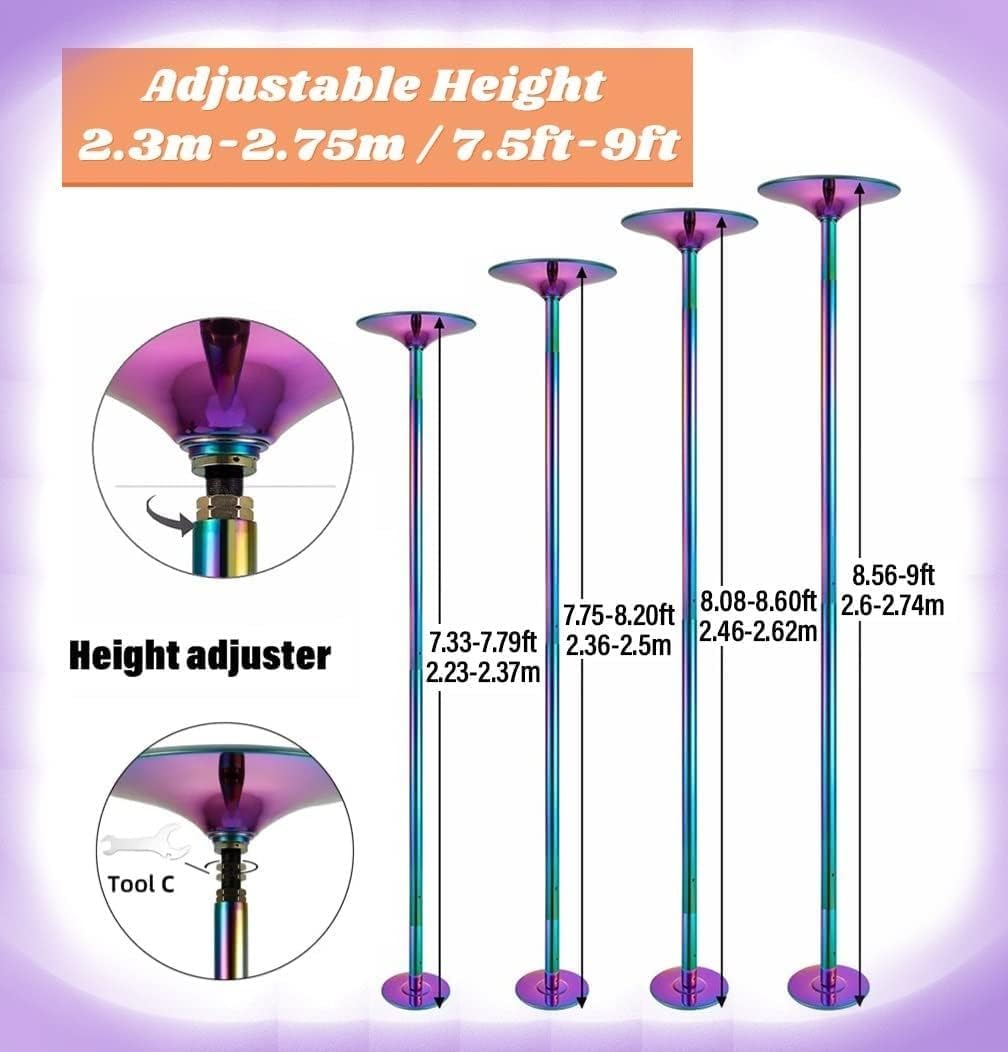 Dance Pole Professional Stripper Pole Spin and Philippines | Ubuy
