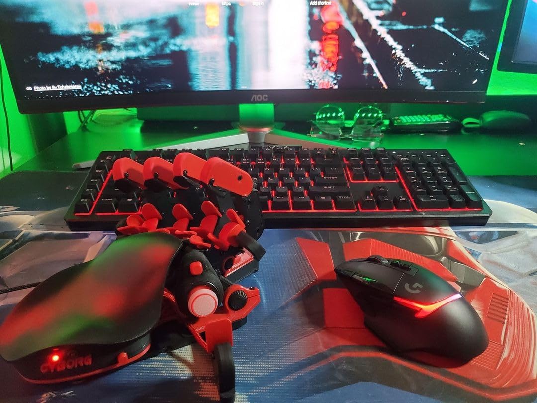 $41/mo - Finance AZERON Cyborg Gaming Keypad – Programmable One Handed ...