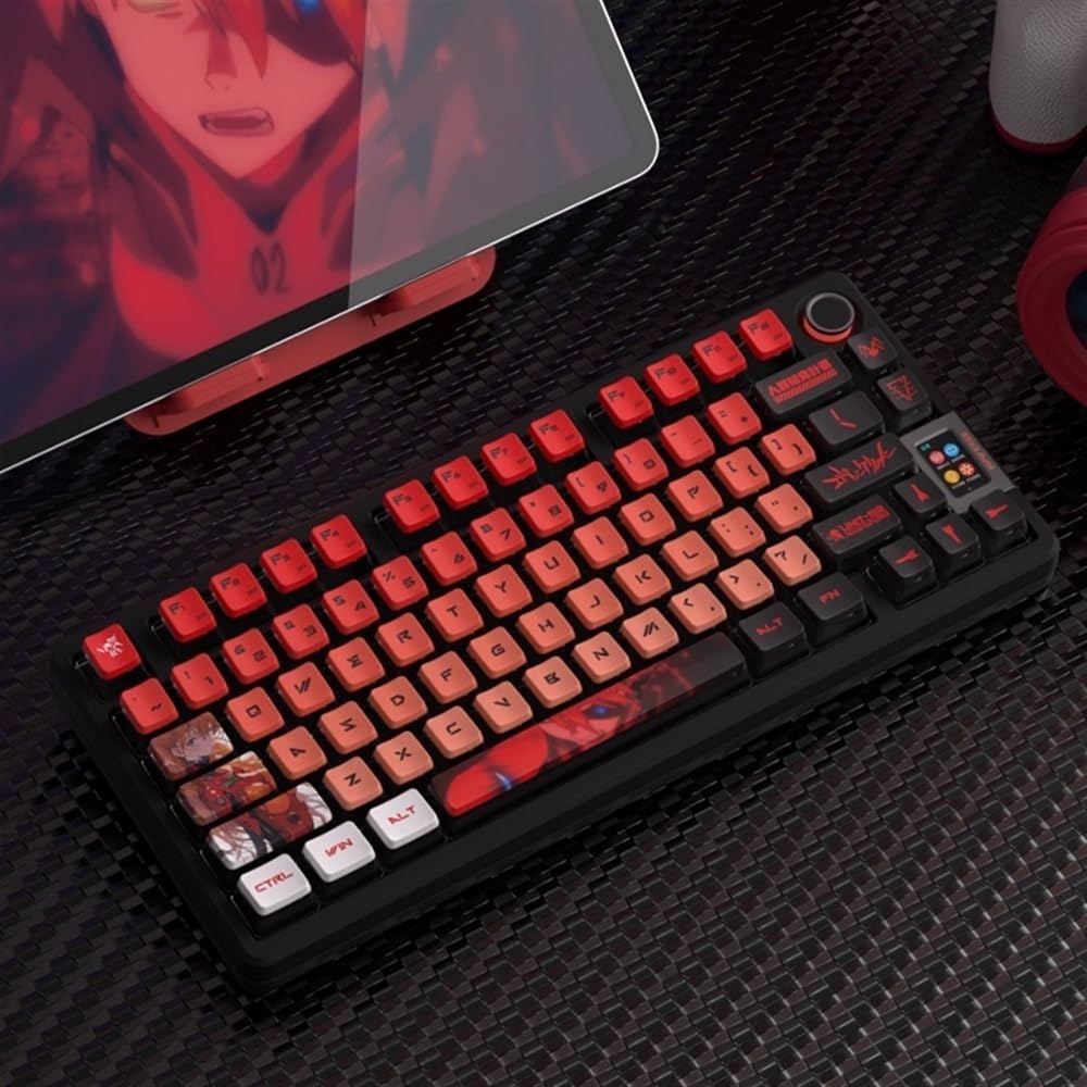 Buy DucKey Evangelion Translucent Keycaps, Mechanical Gaming Keyboard ...