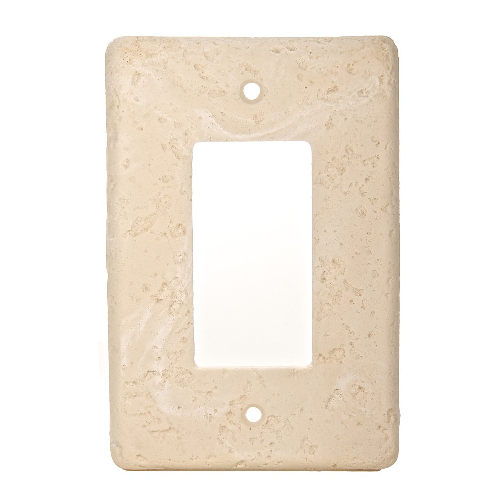 Stonique® Simulated Stone Switch Plate - Decora (GFI) (Wheat, 3-3/8 ...