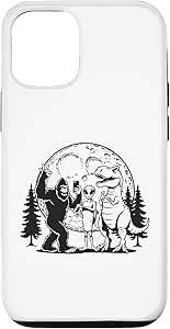 Amazon.com: iPhone 14 Funny Bigfoot Aliens Dinosaur Selfie Cool Dark Moonlight Case : Cell ...