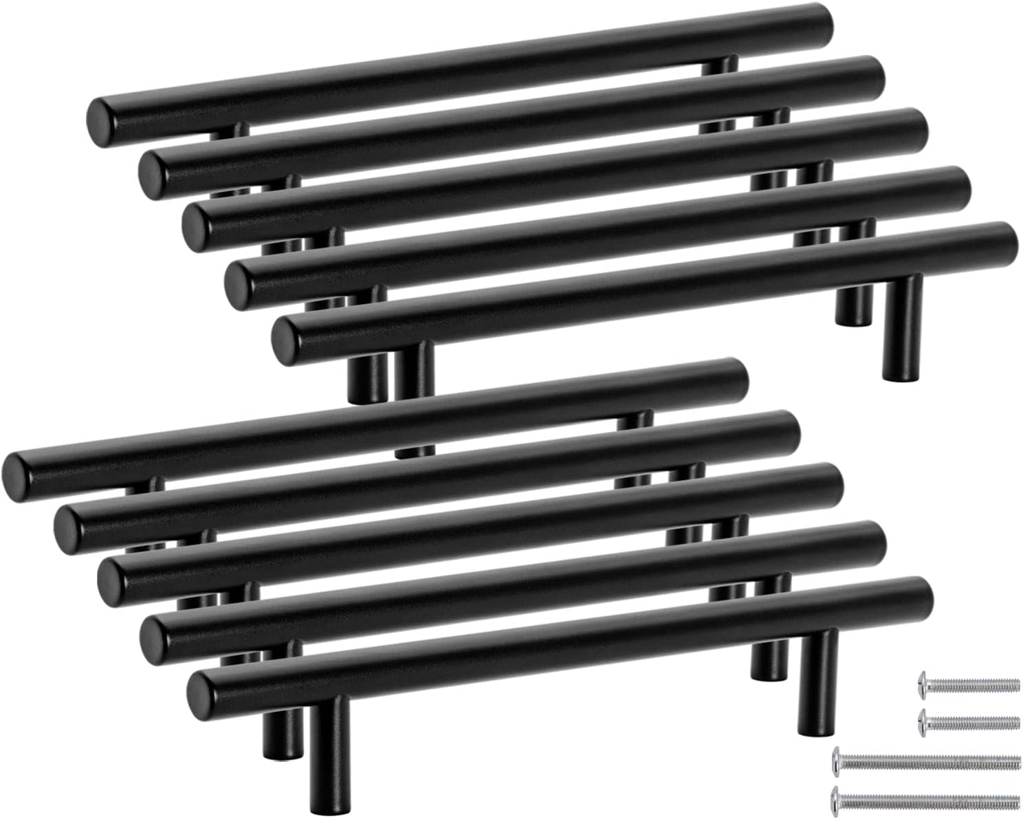 Kuchengriffe Schwarz Industrial