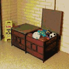 Amazon.com: Contemporary Storage Box - Terracotta : Home & Kitchen