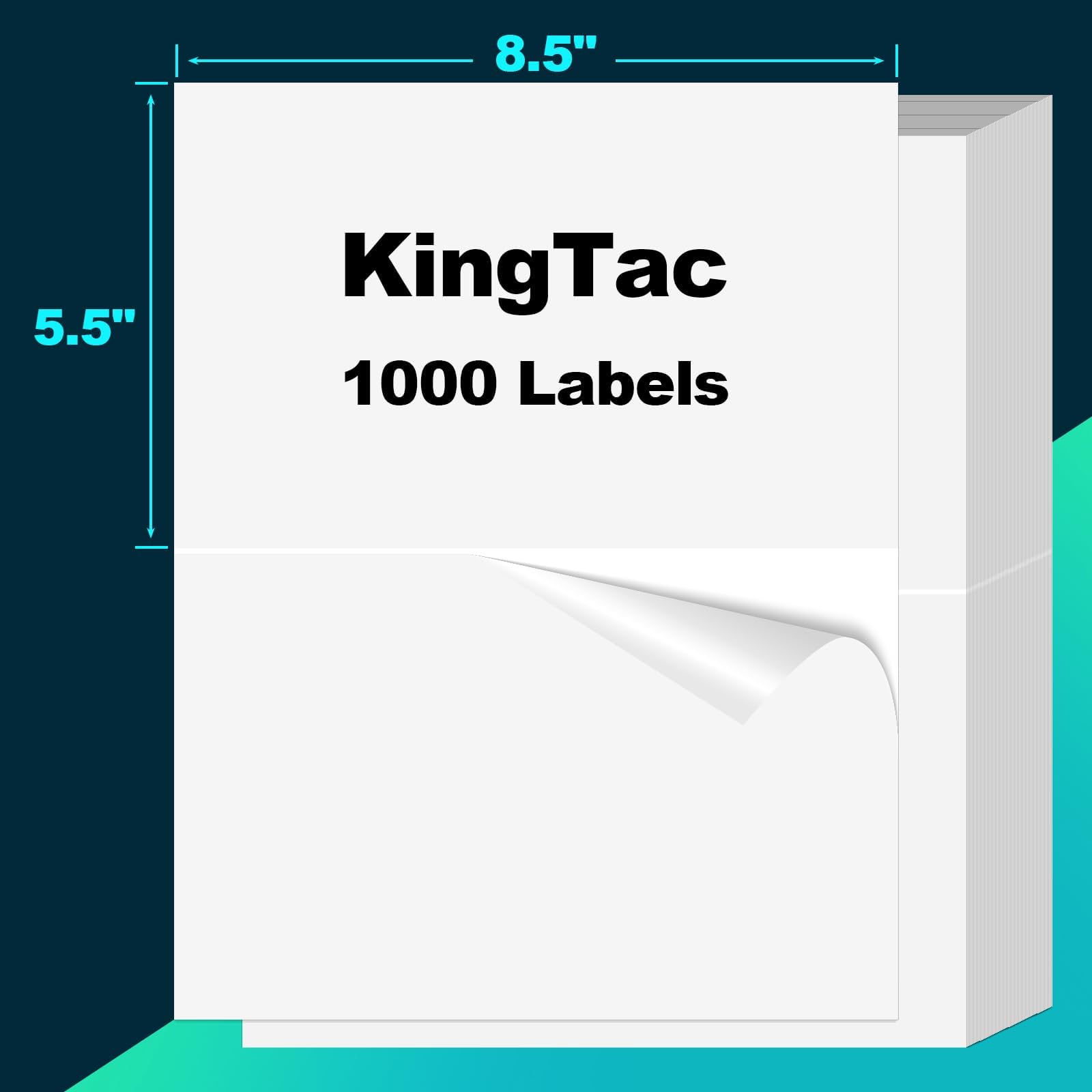 Amazon.com : KKBESTPACK Half Sheet Shipping Labels for Laser and Inkjet ...
