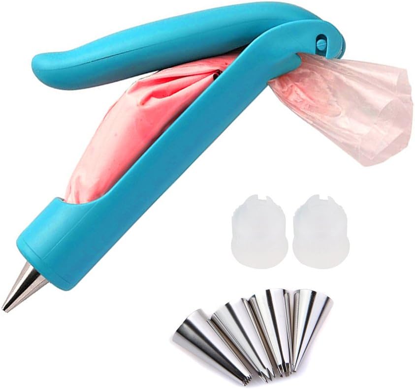 Amazon.com: Pastry Icing Piping Bag Nozzle Tips Fondant Cake Sugar ...