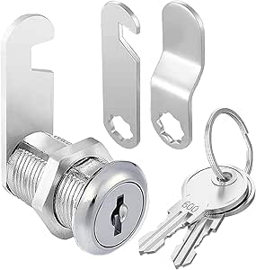 Litensh Mailbox Letterbox Cabinet Cam Lock with Key Alike, Drawers Dresser Cupboard Door ...