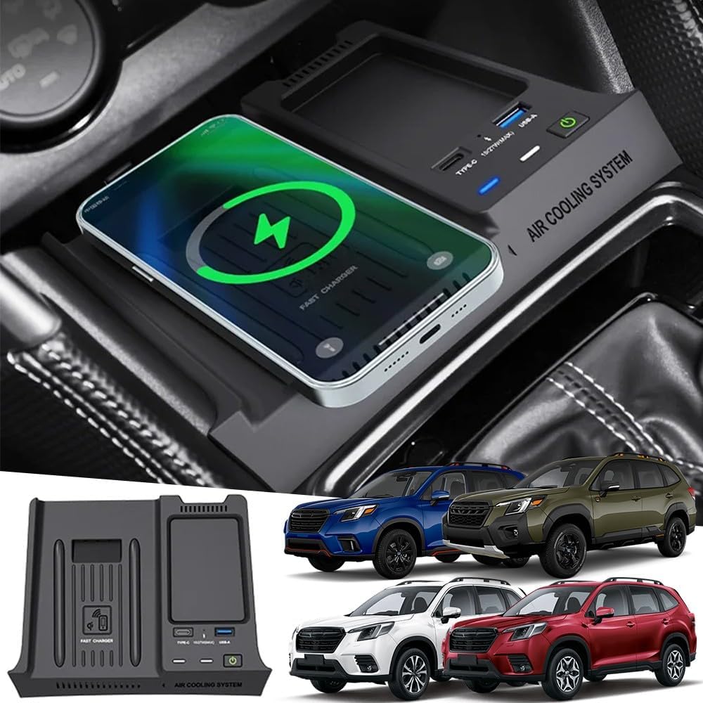 Amazon.com: Wireless Car Charger for Subaru Forester 2019 2020 2021 ...