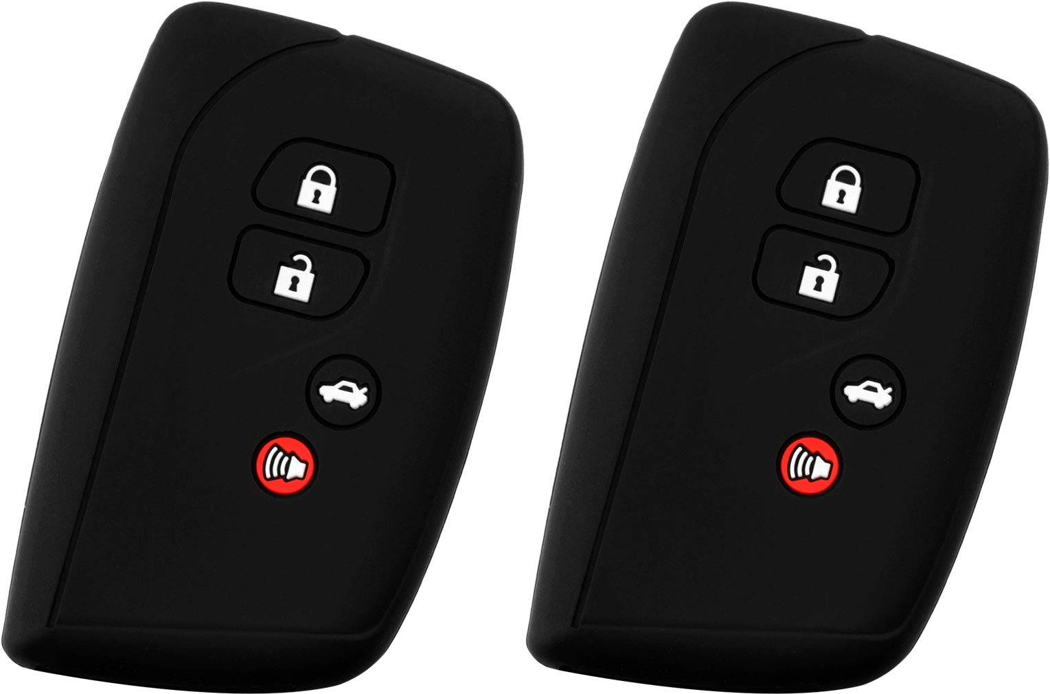 Amazon.com: KeyGuardz Keyless Entry Remote Car Smart Key Fob Shell ...