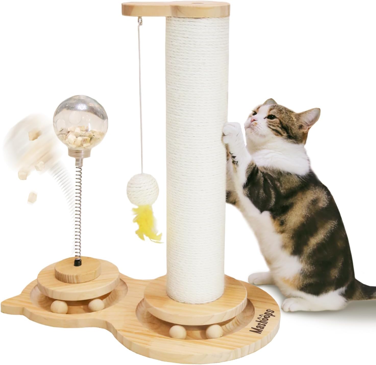 Amazon.com : Made4Pets Cat Scratching Post Cat Scratcher Kitten Toys ...