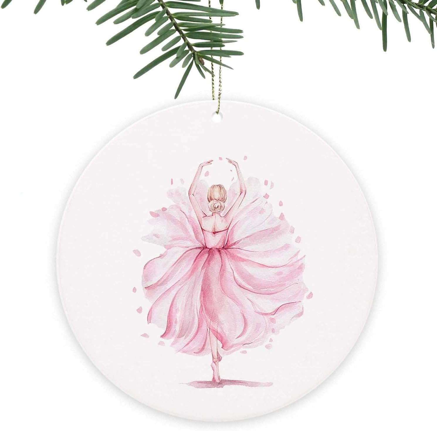 Amazon.com: Ballerina Ballet Christmas Ornament,Dancing Dancer Girl ...