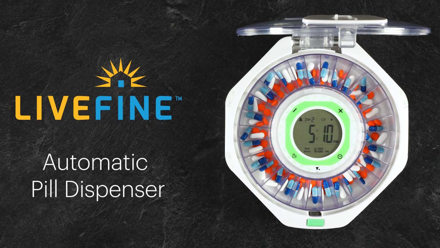 Watch LiveFine 28-Day Automatic Pill Dispenser on Amazon Live
