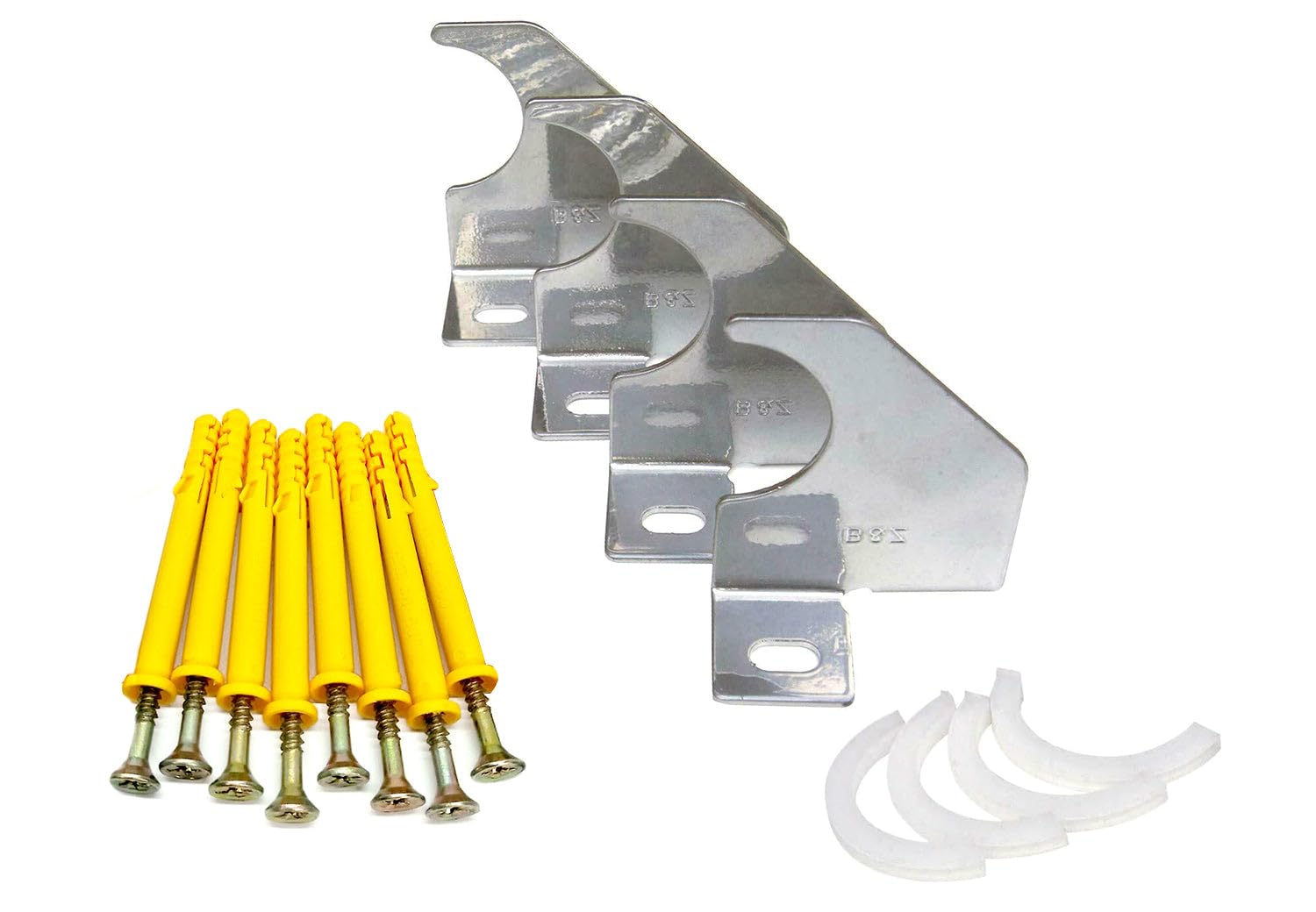 Designer Vertical Column Single Arm Universal Radiator Wall Mount ...