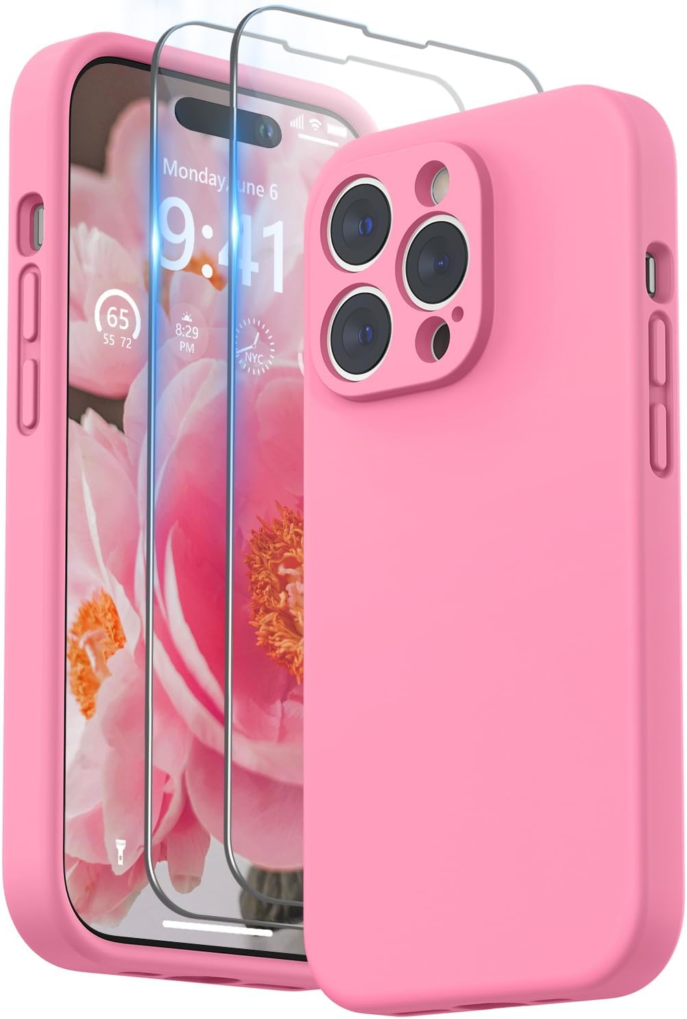 Amazon.com: SURPHY Designed for iPhone 14 Pro Max Case with Screen ...