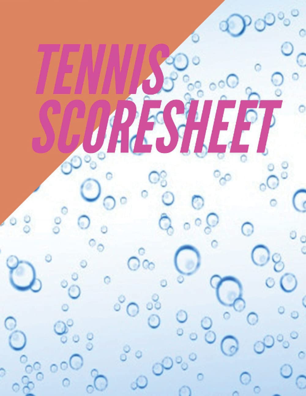 Buy Tennis Score Sheet Realistic carbonated mineral water bubbles cover ...