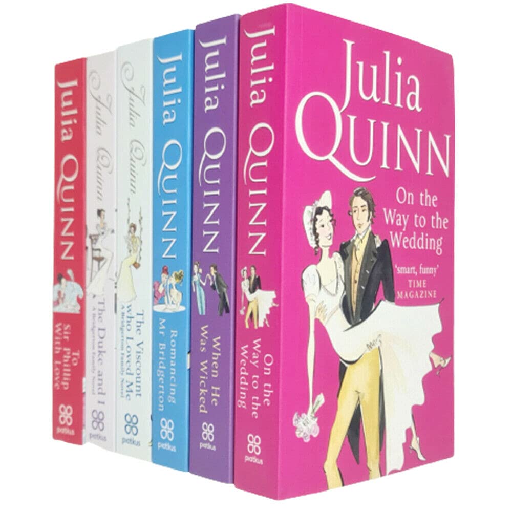 Julia Quinn Bridgerton Family Series 6 Collection Books Set : Amazon.in ...