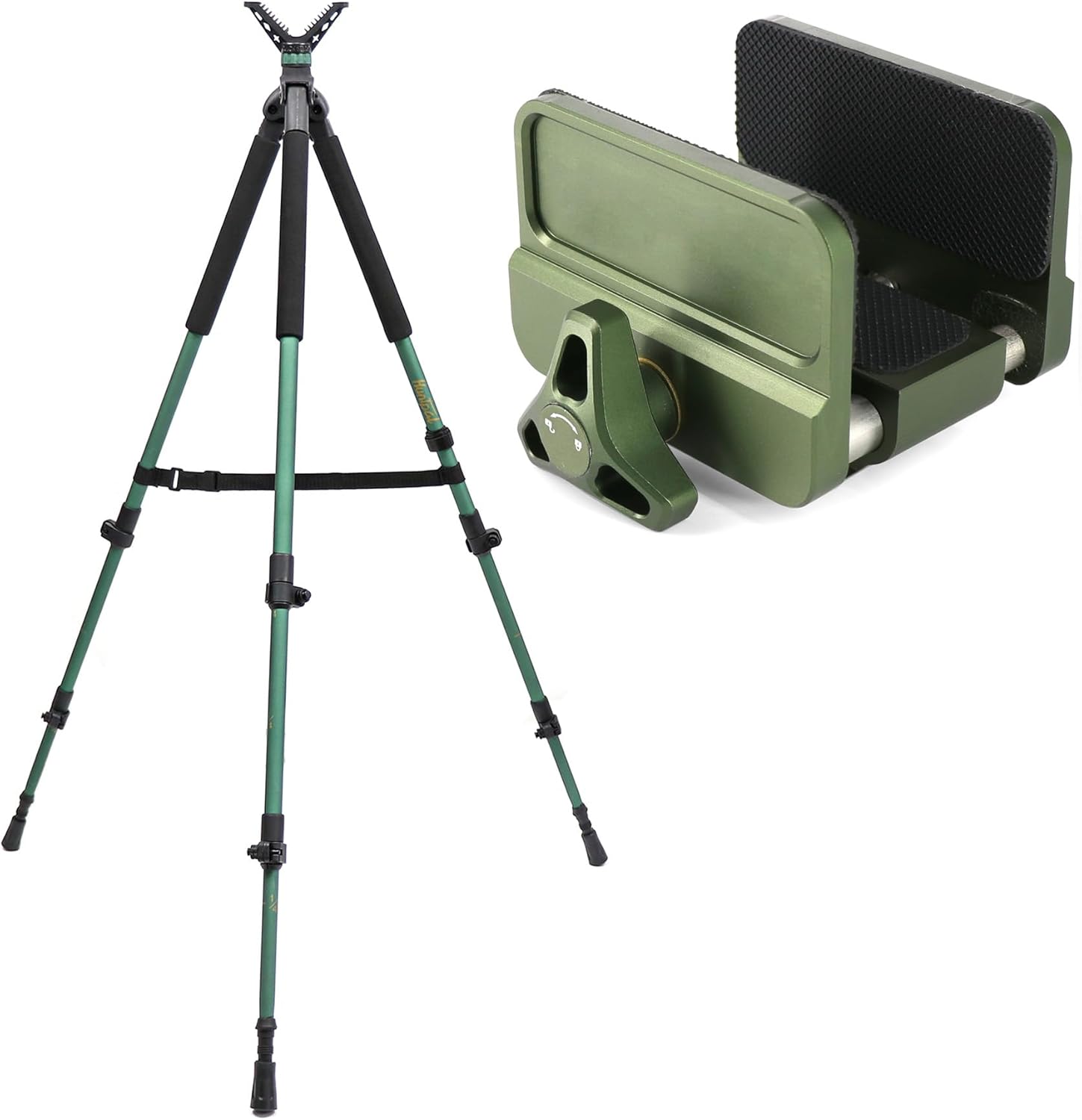 Amazon.com : HUNTPAL 3-in-1 Hunting Tripod Stand Shooting Stick Gun ...