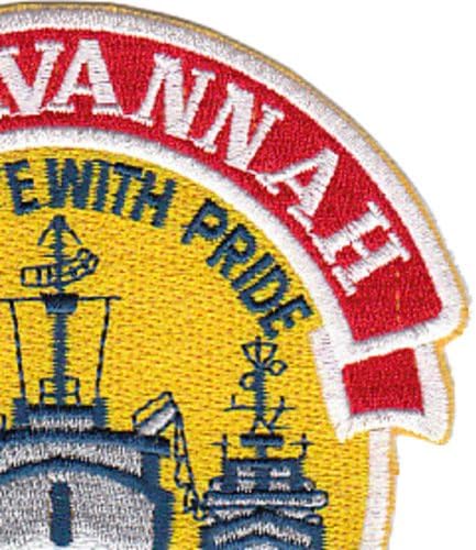 Amazon.com: USS Savannah AOR 4 Replenishment Oiler Patch : Clothing ...