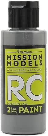 Amazon.com: Mission Models MMRC-010 Water-Based RC Paint, 2 oz Bottle ...